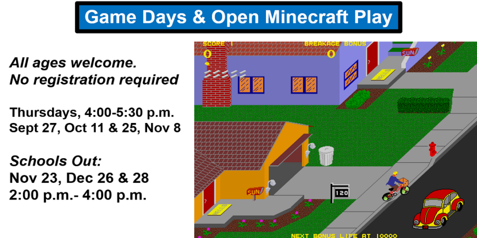 KIDS game day 1 – Waukesha Public Library